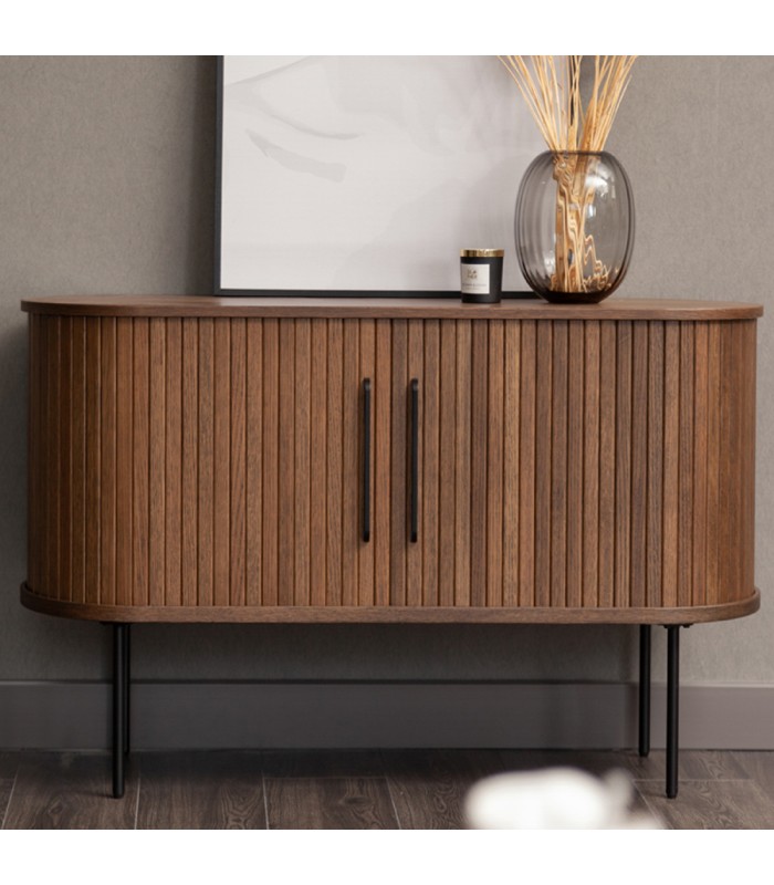 Buffet Oslo de Roble Americano Color Café Moro