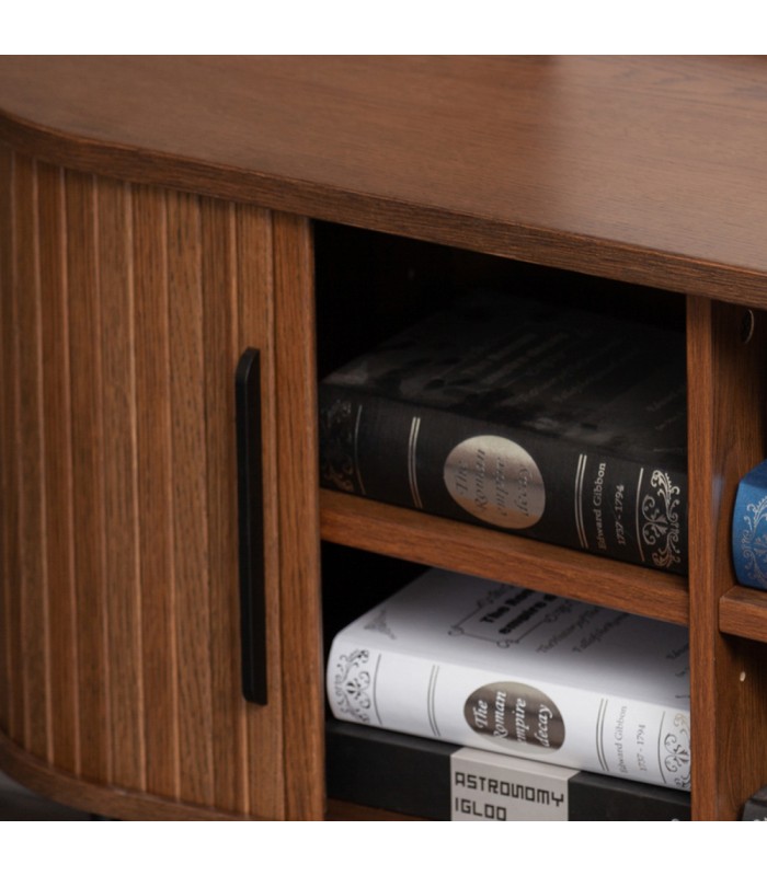 Buffet Oslo de Roble Americano Color Café Moro